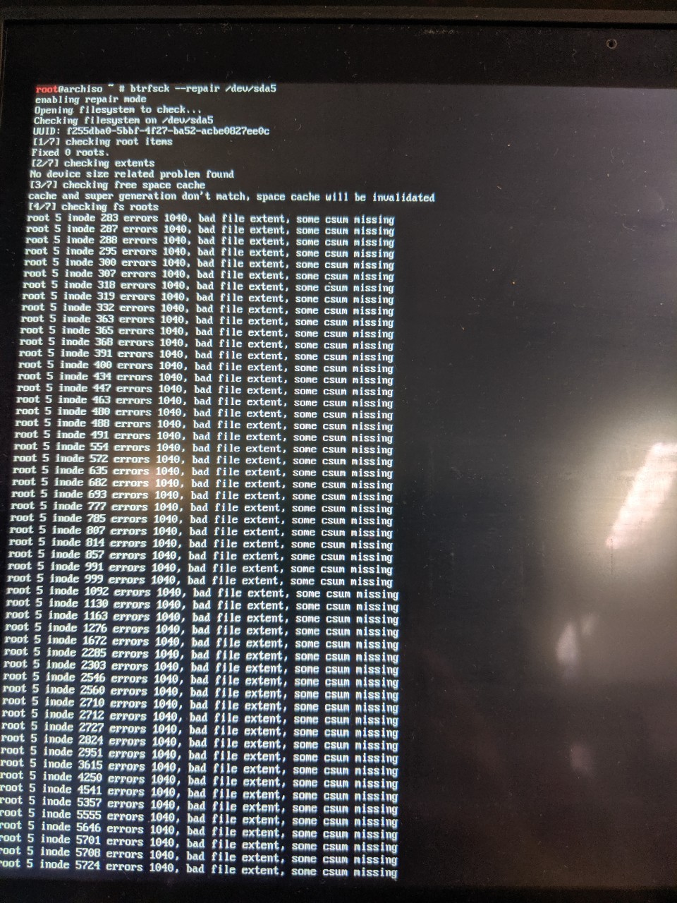 Arch + BTRFS Rescue Help : r/archlinux